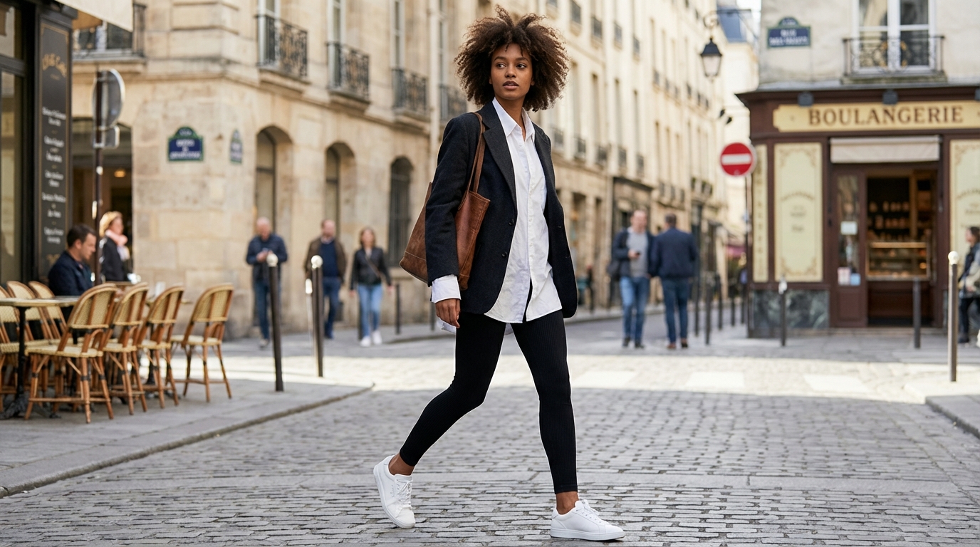Ce nouveau look confortable remplace votre ensemble jean-sneakers partout en 2026 (et vous le ...