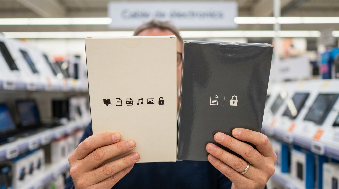 Liseuse Super U vs Kindle : ce détail sur la boîte qui vous fera ...