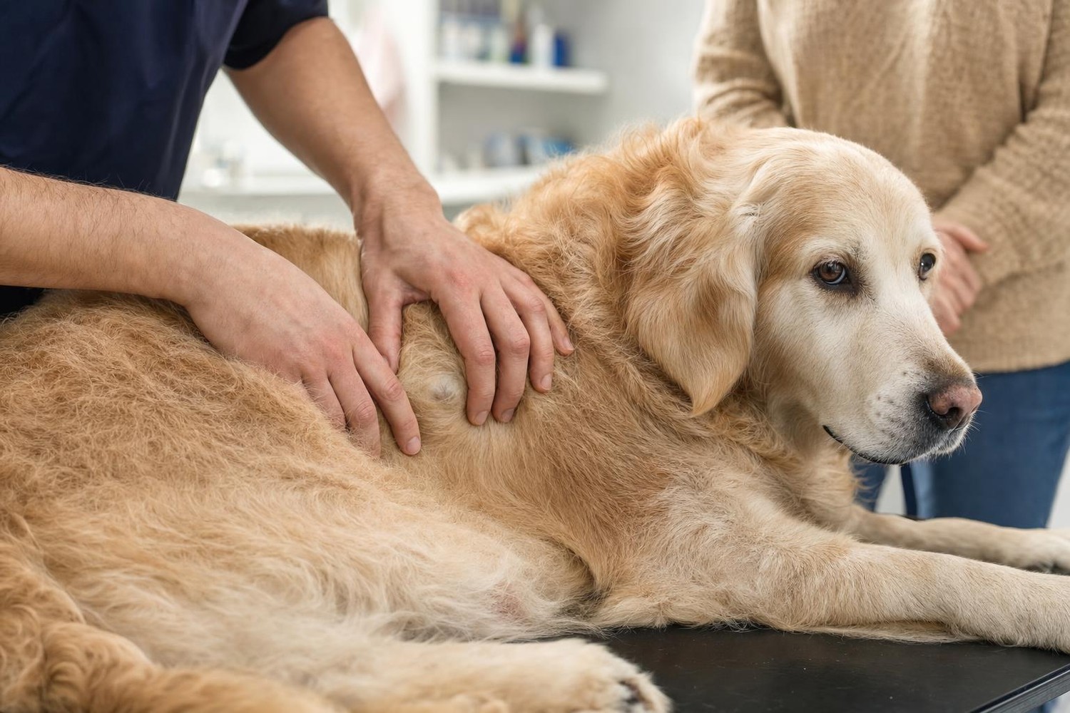 Je caressais mon chien tous les soirs : ce minuscule détail sous sa ...